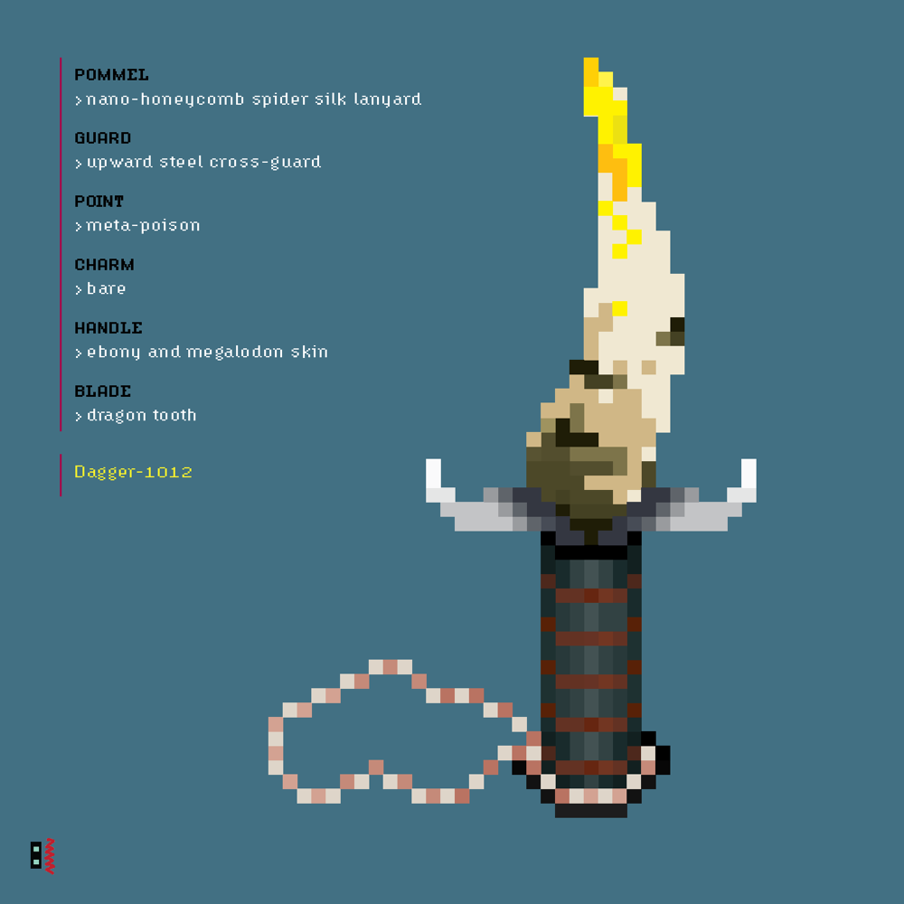 Dagger 1012 Pixel Daggers