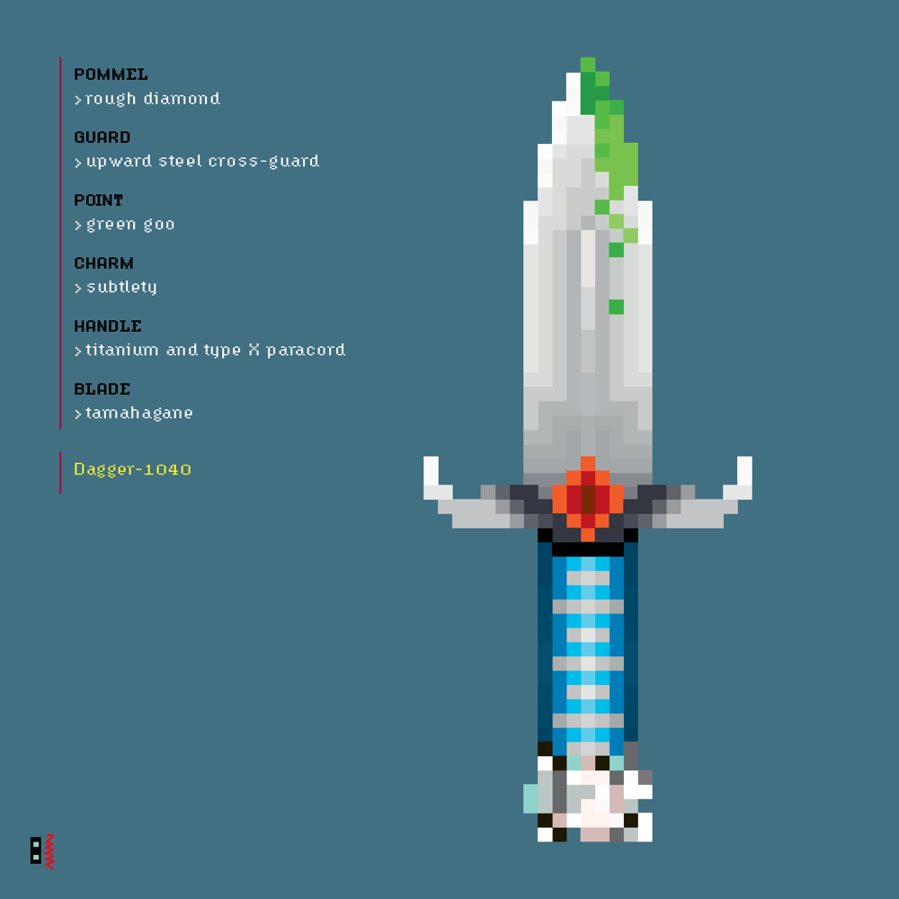 Dagger-1040 – Pixel Daggers